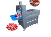China CNC Frozen Meat Slicer Lamb Roll Cutting Machine 304 Stainless Steel 50 Cuts/Min for sale