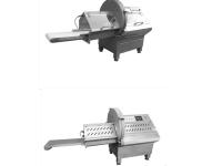China 200pcs/min Cheese Ham Meat Slicer Cutting Machine Bevel Connection for sale