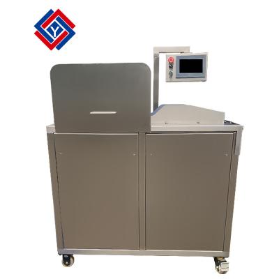 China PLC Controlled Frozen Meat Dicing Machine 700-900kg/h 3kW Automatic Cube Cutter for sale