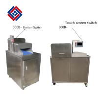 China SUS 304 Frozen Meat Cube Cutter 700-900kg/h for Beef Chicken Lamb for sale