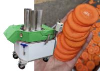 China Stainless Steel Fruit Vegetable Slicing Machine 300-800kg/h Banana Plantain Cutter for sale