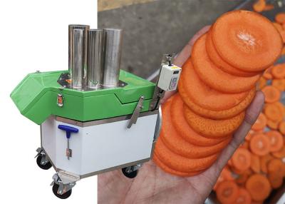China Stainless Steel Fruit Vegetable Slicing Machine 300-800kg/h Banana Plantain Cutter for sale