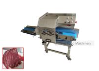 China Industrial Meat Slicer 500KG/H Conveyor Type 304 Stainless Steel Cutting Machine 380V for sale