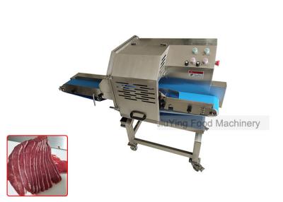 China Industrial Meat Slicer 500KG/H Conveyor Type 304 Stainless Steel Cutting Machine 380V for sale