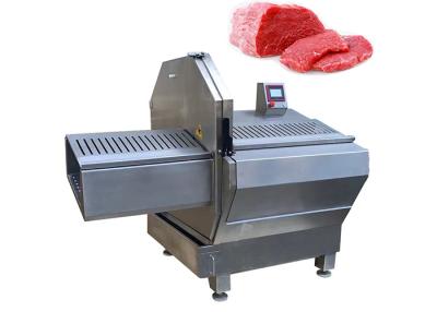 China Frozen Meat Cutting Machine 380V 5.5KW Stainless Steel Steak Slicer 100-280 RPM for sale