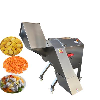 China Industrial Vegetable Dicing Machine TJ-1500D 285KG 3000kg/h Capacity SUS 304 Stainless Steel Food Processing Equipment for sale