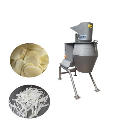China Stainless Steel Potato Chips Slicing Machine 3000kg/h Capacity Vegetable Cutting Equipment for sale