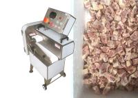 China 500kg/h Stainless Steel Rib Bone Chopper Meat Cutting Machine for Canteen and Food Processing for sale