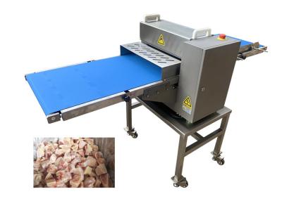 China 600kg/H Meat Processing Machine Fresh Chicken Fish Pork Poultry Steak Bone Cube Dicer for sale
