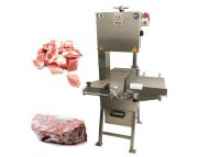 China Commercial Frozen Meat Cutter Machine HY-350 with 500kg/h Capacity and 32m/s Cutting Speed for sale