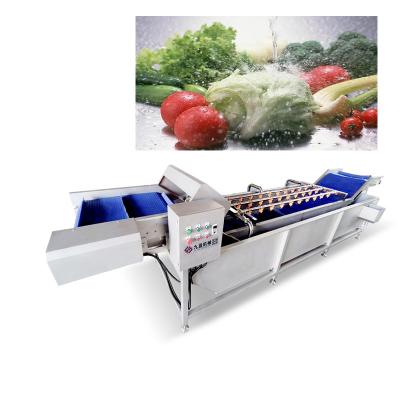 China JY-5200 Ozone Vegetable Fruit Washing Machine 3T/H Capacity with Bubble Cleaning Technology for sale