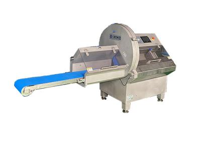 China Frozen Beef Bacon Meat Slicer Machine 200 Cuts Per Minute 380V 440V for sale