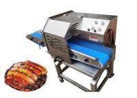China 500KG/H Industrial Meat Slicer Stainless Steel Conveyor Beef Chicken Slicing Machine 380V for sale
