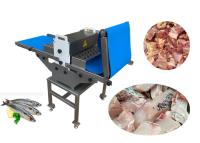 China 500mm Width Fresh Chicken Fish Seafood Cutter Soft Bone Cutting Machine 380V 0.75/1.1KW 300-3000kg/h Capacity for sale
