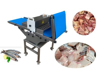 China 500mm Width Fresh Chicken Fish Seafood Cutter Soft Bone Cutting Machine 380V 0.75/1.1KW 300-3000kg/h Capacity for sale