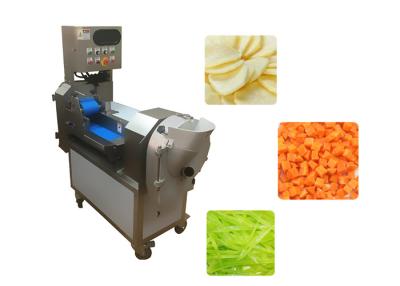 China Industrial Vegetable Cutting Machine 1000KG/H Carrot Slicer Dicer Stainless Steel for sale