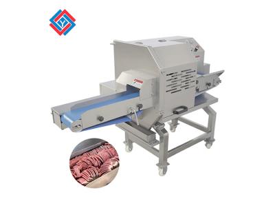China 600kg/h Cooked Meat Slicing Machine 145mm Feeding Inlet Width Conveyor Type for sale