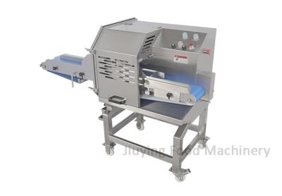 China 145mm Feeding Inlet Width Conveyor Cutting Machine For Cooked And Chilled Meat for sale