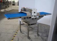 China Fresh Meat Strips Cube Cutting Machine With Conveyor 500mm Feeding Width for sale
