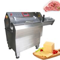 China JY-17K Frozen Meat Rib Cutting Machine - 2-30mm Adjustable Slicer with 155 PCS/MIN Capacity and 380V Power for sale