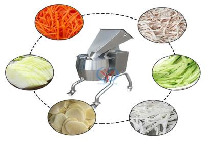 China Industrial Vegetable Cutter Machine 3000KG/H Carrot Potato Slicer Shredder 380V for sale