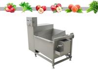 China Industrial Salad Washer Machine 1700L Air Bubble Vegetable Mix Washing Line 240V for sale