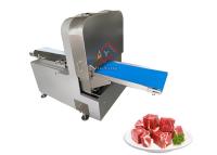 China Industrial 2D Meat Dicing Machine 800kg/h Stainless Steel Pork Skin Sirloin Belly Cheese Cube Cutter for sale