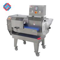China Double Frequency Conversion Potato Carrot Cutting Machine 800-1300kg/h 304 Stainless Steel for sale