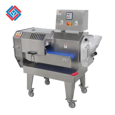 China Double Frequency Conversion Potato Carrot Cutting Machine 800-1300kg/h 304 Stainless Steel for sale