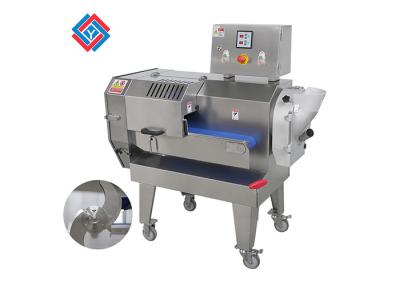 China Stainless Steel Automatic Carrot Slicer Double Frequency Conversion Control Double Head Vegetable Cutter for sale