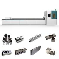 China Heavy Duty Large 12000W Fiber Laser Tube Cutting Machine 6000mm Round Square I-Beam H-Beam Profile Cutter for sale