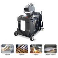 China 4-In-1 Water Cooled Hand Held Laser Welding Machine 1000W 1500W 2000W 3000W Laser Fiber Welder for sale