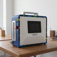 China QCW Laser Spot Welding Machine 150W / 200W / 300W Portable Laser Welder for sale