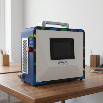 China QCW Laser Spot Welding Machine 150W / 200W / 300W Portable Laser Welder for sale