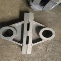 China Φ400 Electric Motorized Pulley Heavy Duty Split Type Support Bracket Model 404 HT250 Cast Iron M30 Bolts 210kN for sale