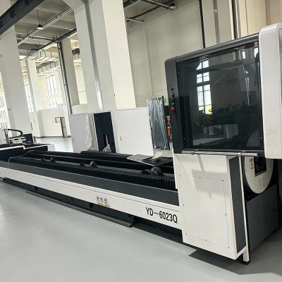 China Universal 6000mm Round Square Metal Tube Laser Cutting Machine With 6000W Laser for sale