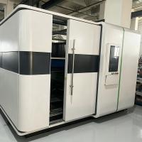 China Laser Cutting Machines 8M Fully Enclosed Dual Pallet Exchange 8000x2500mm Sheet Cutter With 15000W Laser for sale