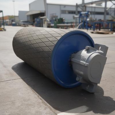 China YZW Micro External Motor Electric Motorized Pulley Drum Oil Cooled Light Duty Mini Conveyor Tail Drum for sale