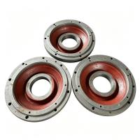 China Φ320 Electric Motorized Pulley Extended Shaft Model 324 Cast Iron Flange End Cover HT200 Φ90 Bearing Seat for sale