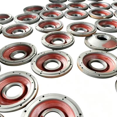China Large Heavy Duty Φ500 Electric Motorized Pulley 505 Cast Iron Flange End Cover Φ140 Bearing M20 Bolts for sale