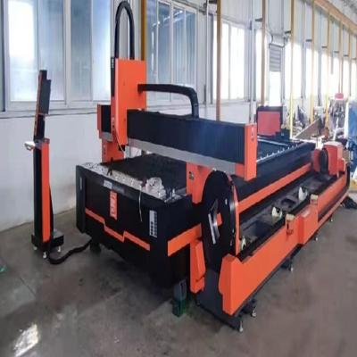 China Sheet Tube Integrated 4000W Fiber Laser Cutting Machine 3000x1500mm Dual Function for sale