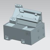 China HT Casting Slant Bed CNC Lathe Bed OEM Machine Tool Casting with Precision Guideway for sale