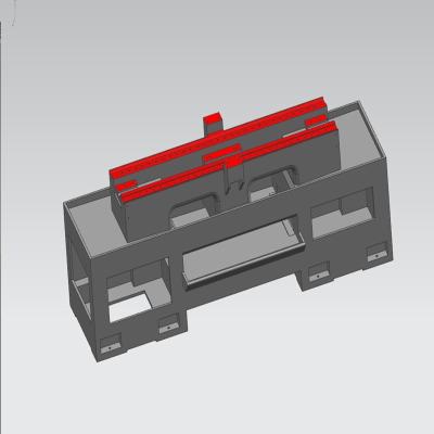 China HT Casting CNC Machining Center Bed OEM Machine Tool Casting with Box Rib Structure for sale