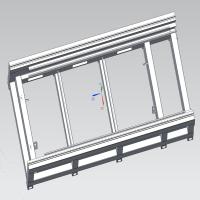 China Custom Lightweight Laser Cutting Machine Bed Base for sale