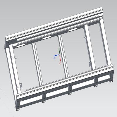 China Custom Lightweight Laser Cutting Machine Bed Base for sale