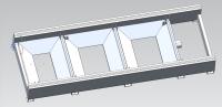 China 4000x1500mm Laser Cutting Machine Bed Welded Plate Tube Frame with CNC Machining Drop-out Plate for sale