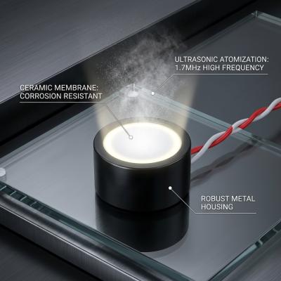 China Precision Distance Measurement 112kHz PZT Piezoelectric Ultrasonic Transducer for Liquid Level Detection for sale