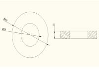 China Multipurpose Piezoelectric Ring 60mm x 30mm x 10mm High Performance for sale