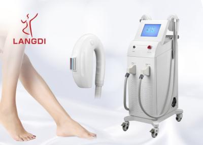 China 2 Handpieces Painless Ipl Shr Hair Removal Machine For Beauty Salon for sale