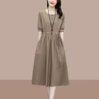 China Dyed 165gsm Breathable Linen Viscose Fabric 55% Linen 45% Rayon  For Women Clothes for sale